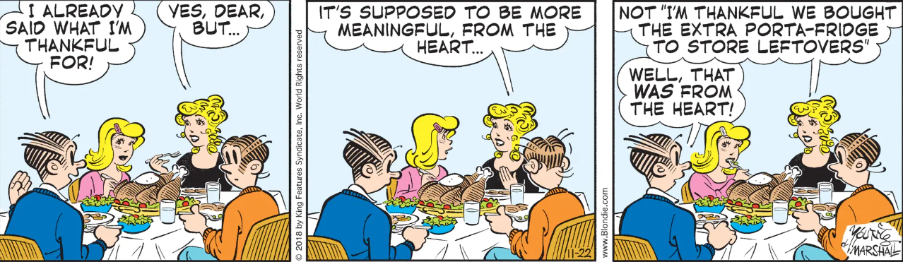 10 Comics to Make You Grateful This Thanksgiving – A Feast of Laughter ...