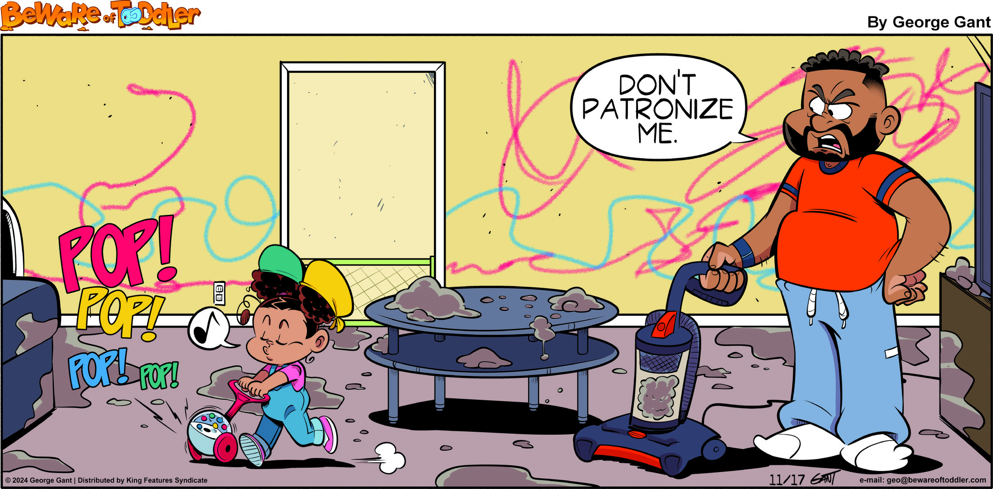 Beware of Toddler Comic Strip 2024-11-17 | Comics Kingdom