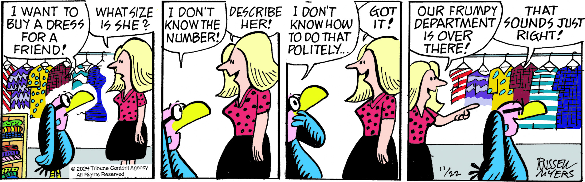 Broom Hilda Comic Strip 2024 11 22 Comics Kingdom
