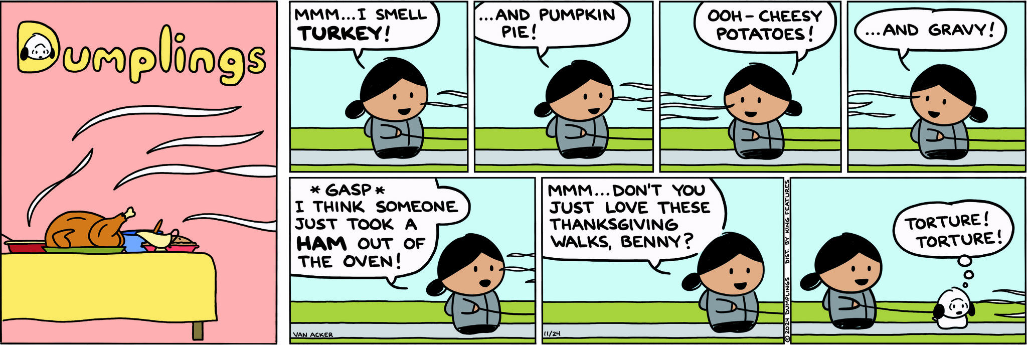 Dumplings Comic Strip 2024-11-24 | Comics Kingdom