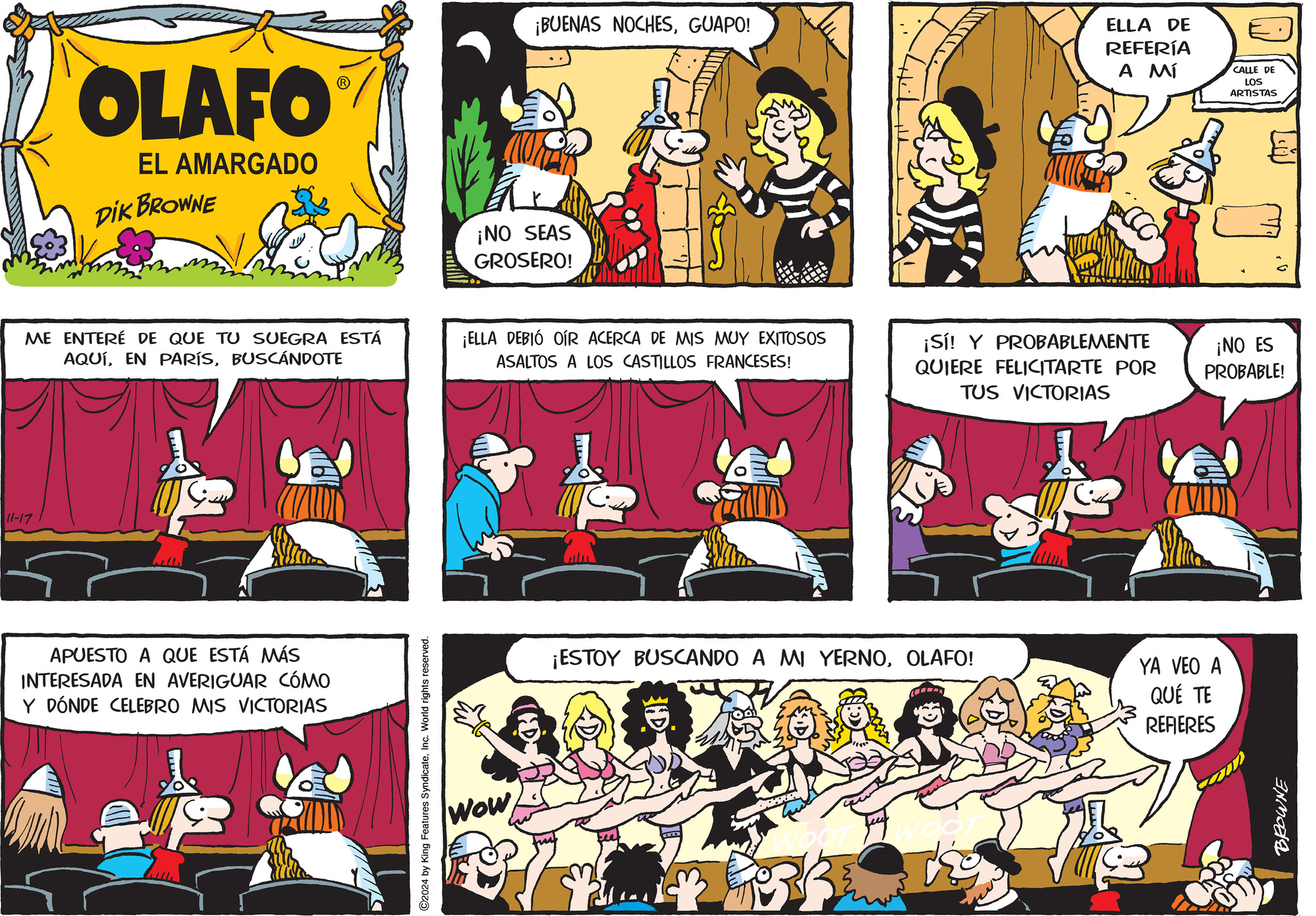 Hagar The Horrible Comic Strip 2024-11-17 | Comics Kingdom