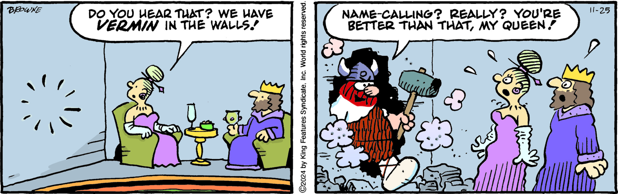 Hagar The Horrible Comic Strip 2024-11-25 | Comics Kingdom