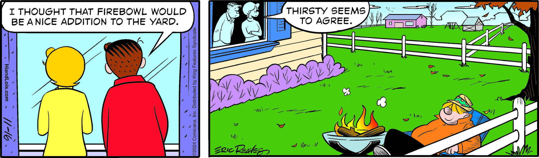 Hi and Lois Comic Strip 2024-11-16 | Comics Kingdom