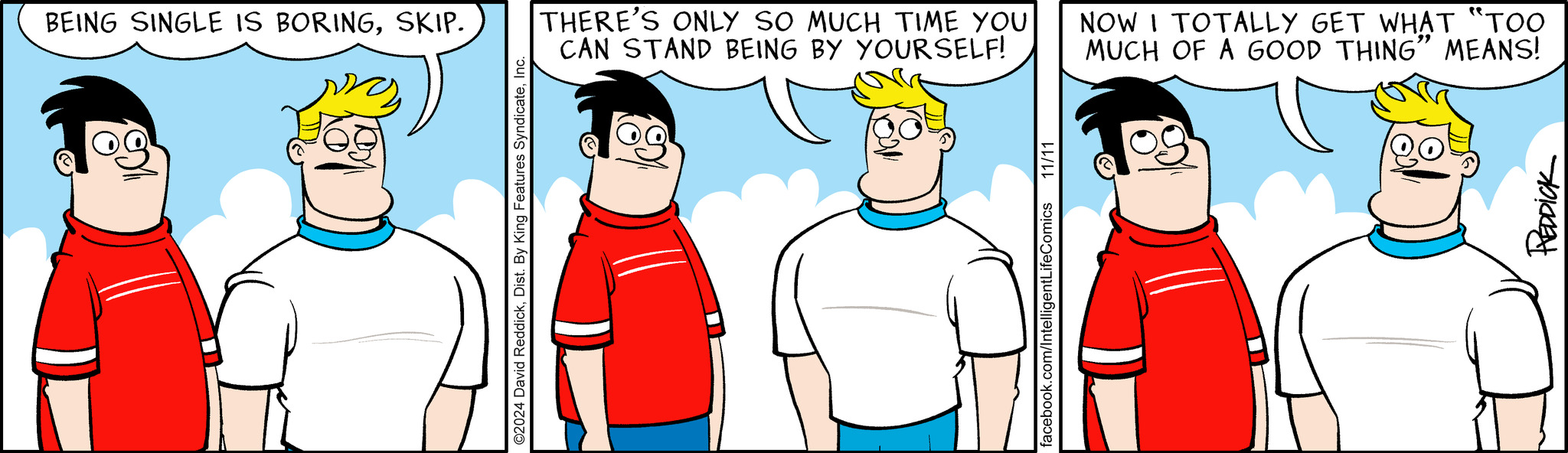 Intelligent Life Comic Strip 2024-11-11 | Comics Kingdom