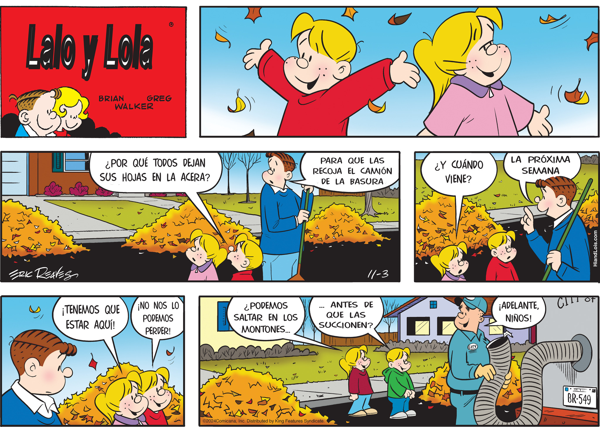 Lalo Y Lola Comic Strip 2024 11 03 Comics Kingdom