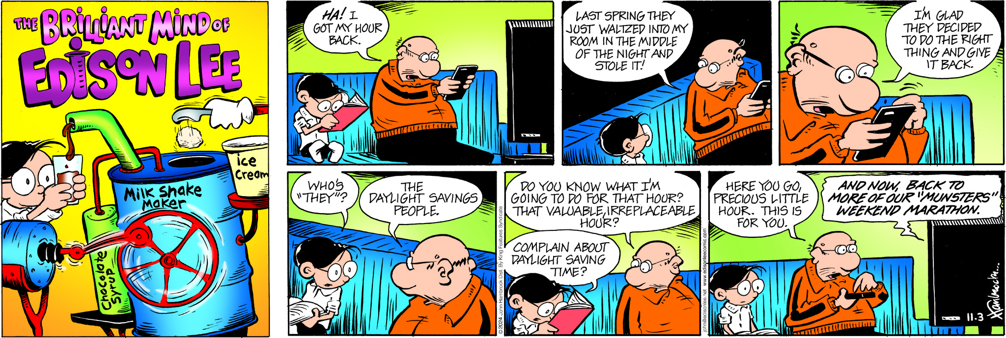 The Brilliant Mind Of Edison Lee Comic Strip 2024-11-03 | Comics Kingdom