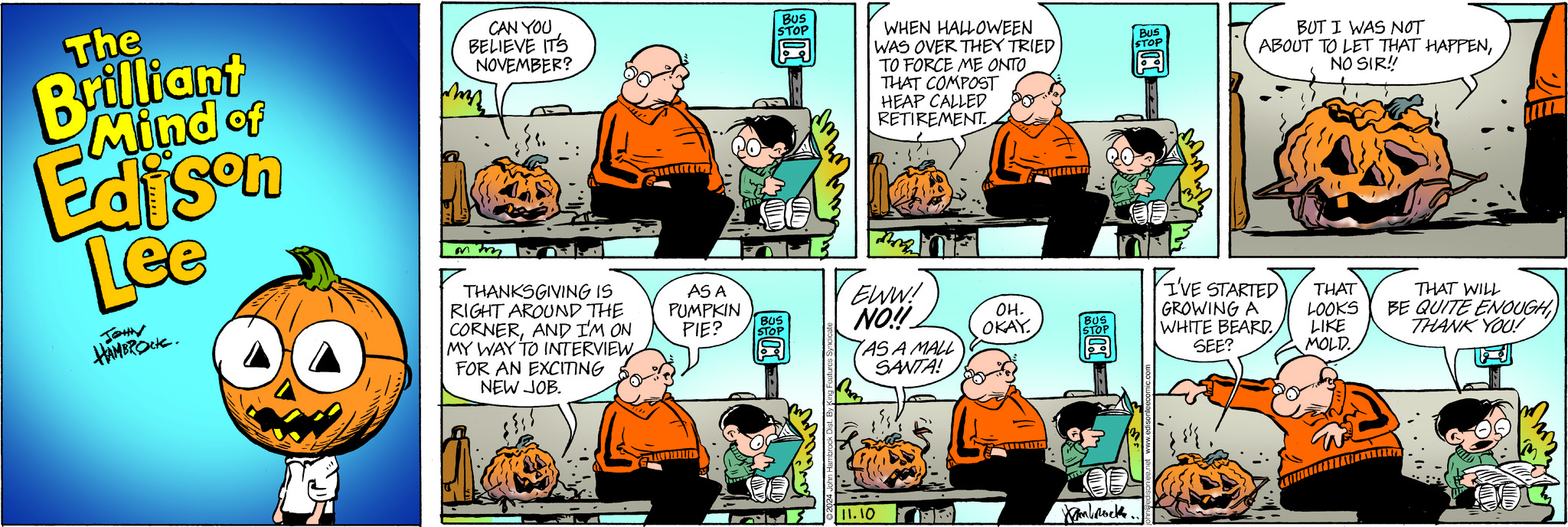 The Brilliant Mind Of Edison Lee Comic Strip 2024-11-10 | Comics Kingdom