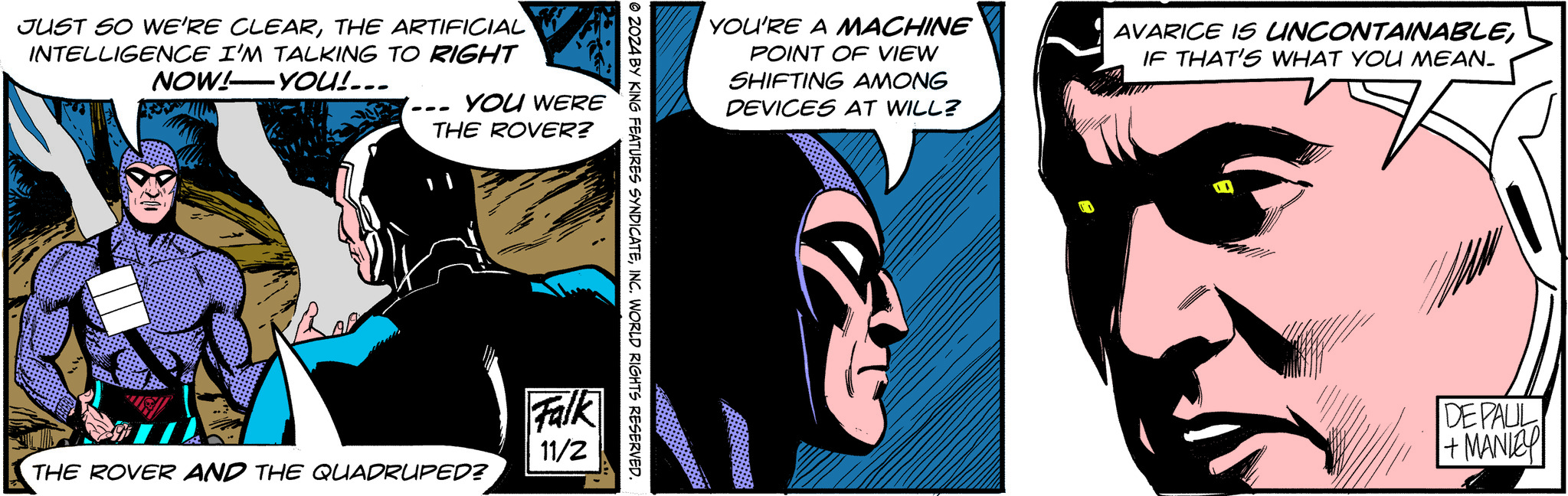 The Phantom Comic Strip 2024-11-02 | Comics Kingdom