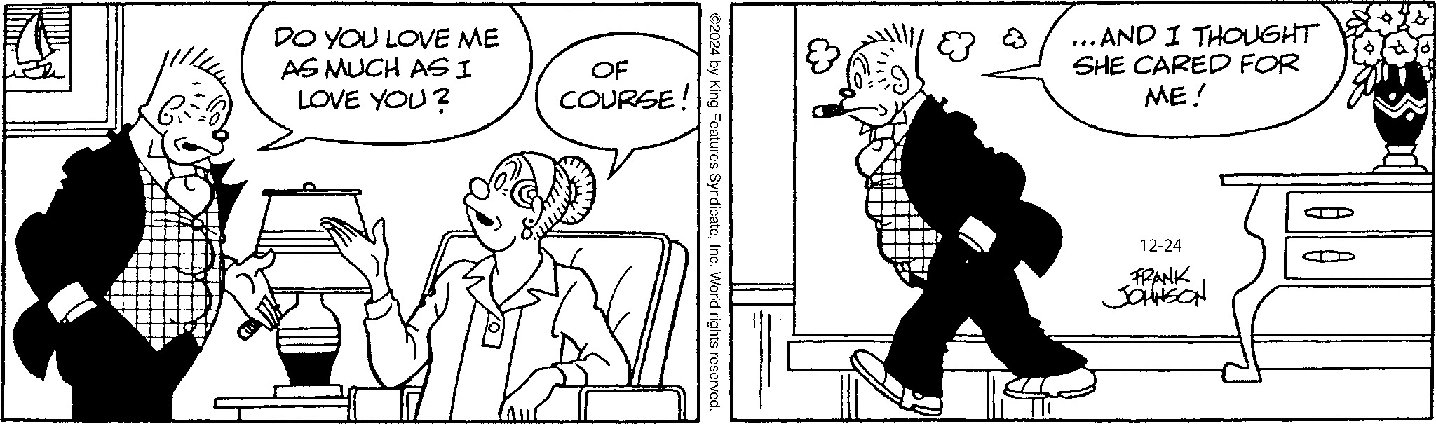 Bringing Up Father Comic Strip 2024-12-24 | Comics Kingdom