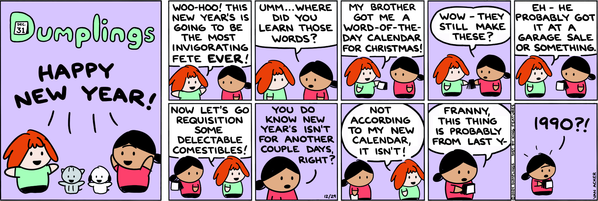 Dumplings Comic Strip 2024-12-29 | Comics Kingdom