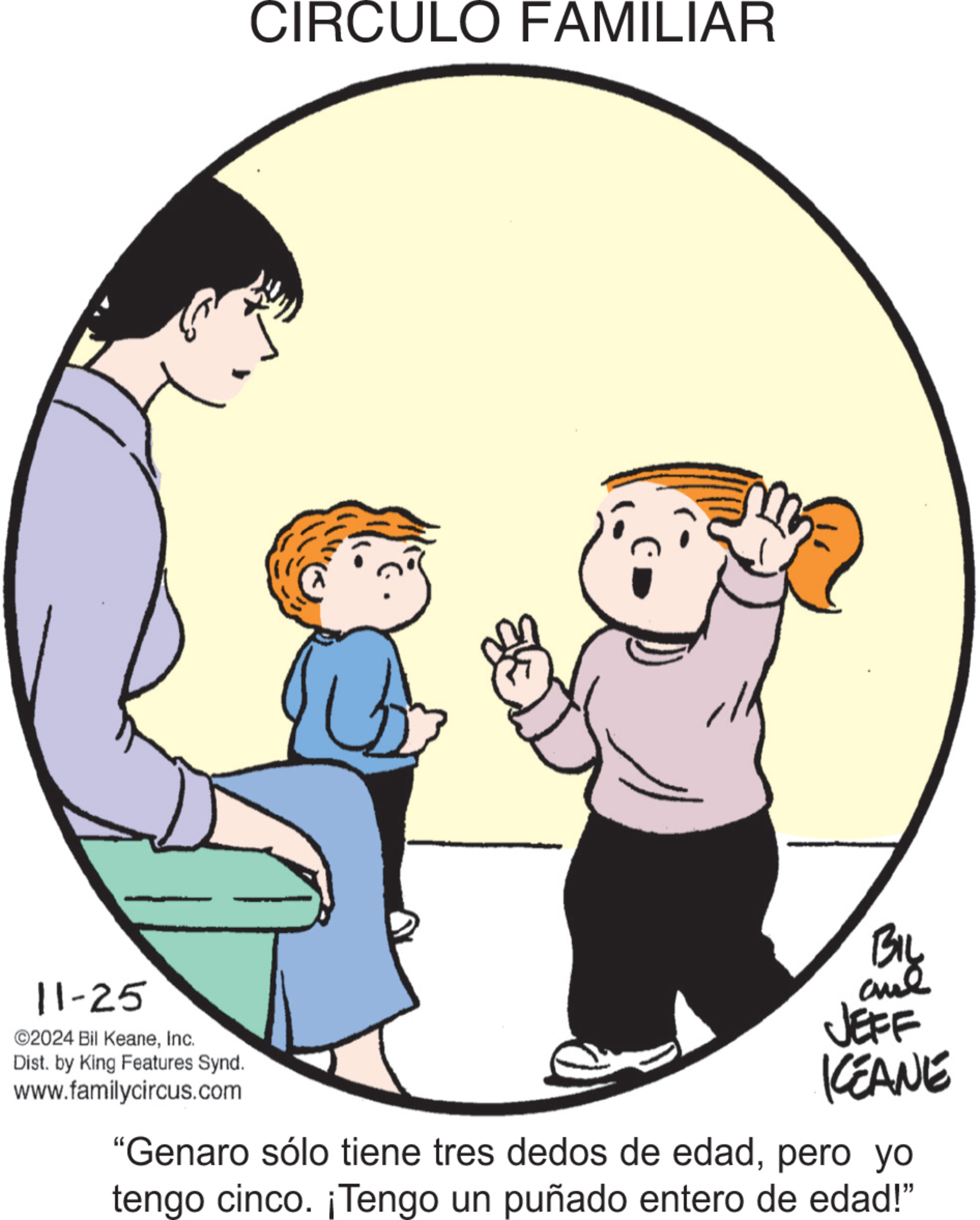 The Family Circus Comic Strip 2024-12-16 | Comics Kingdom