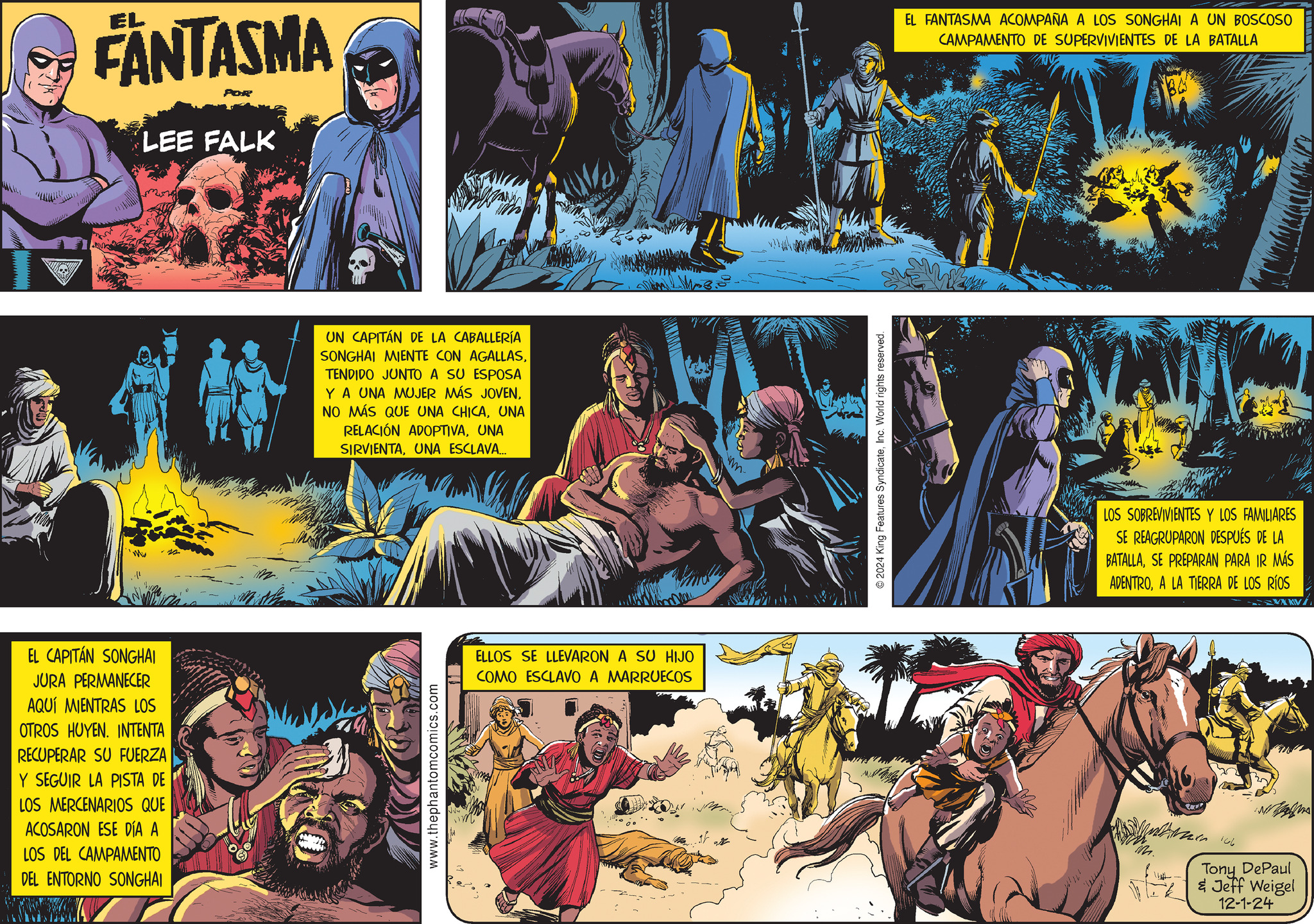 The Phantom Comic Strip 2024-12-01 | Comics Kingdom
