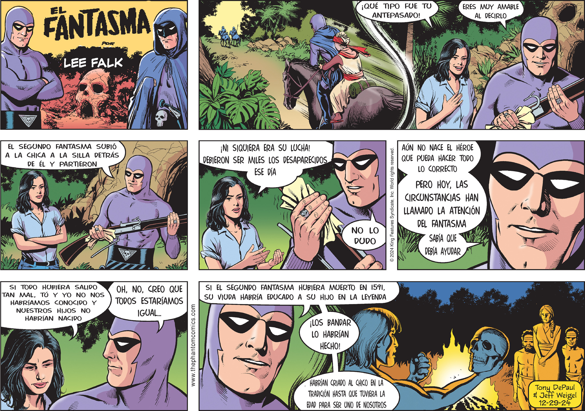The Phantom Comic Strip 2024-12-29 | Comics Kingdom