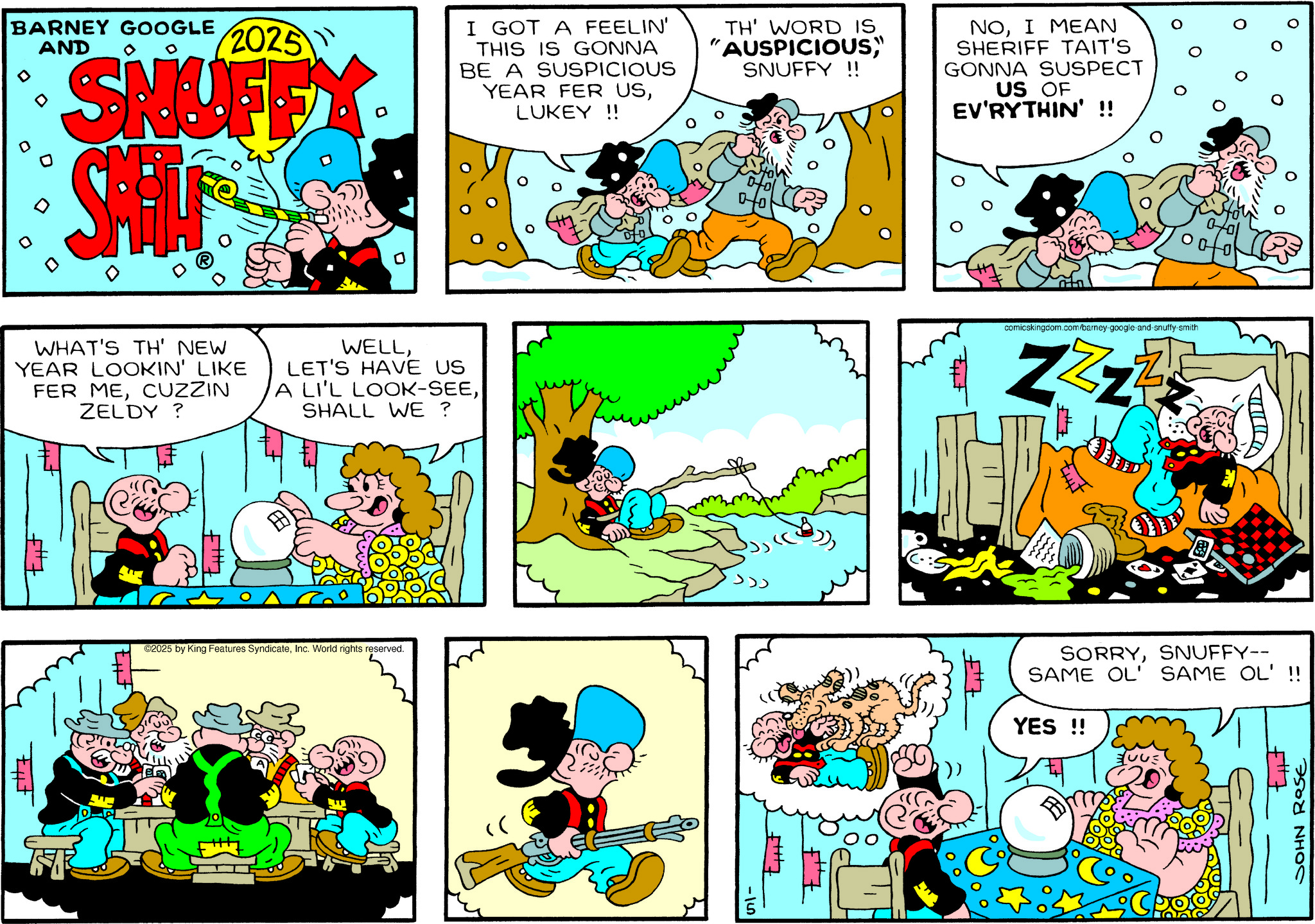 Barney Google And Snuffy Smith Comic Strip 2025-01-05 | Comics Kingdom