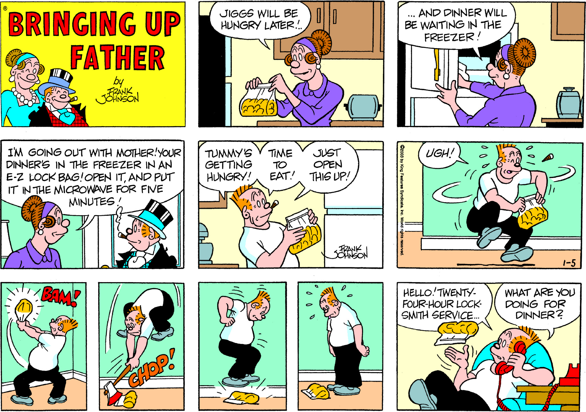 Bringing Up Father Comic Strip 2025-01-05 | Comics Kingdom
