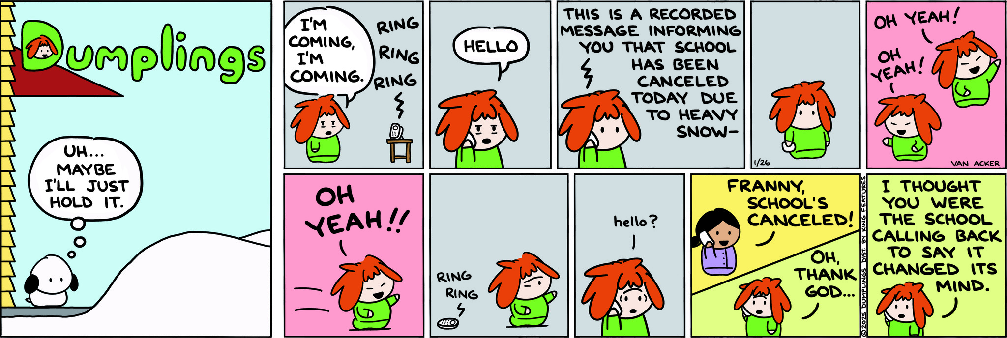 Dumplings Comic Strip 2025-01-26 | Comics Kingdom
