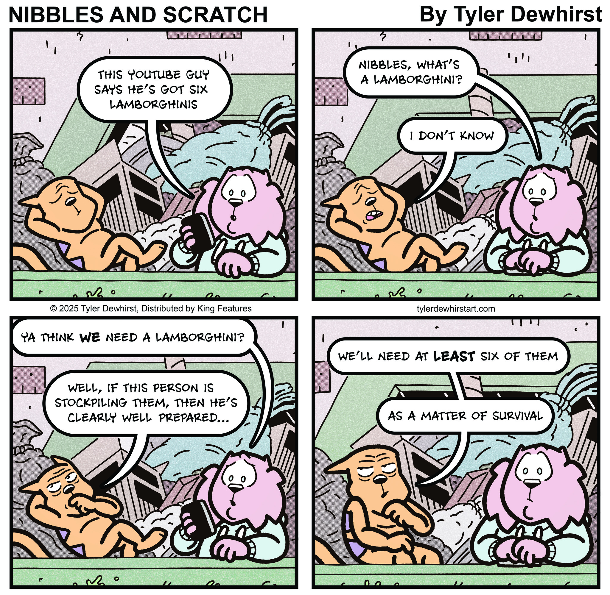 Nibbles and Scratch Comic Strip 2025-01-29 | Comics Kingdom