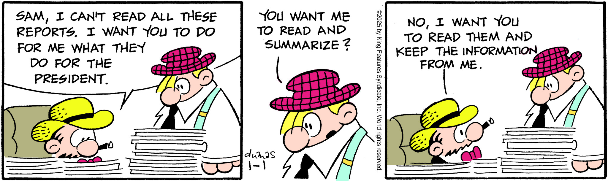 Sam And Silo Comic Strip 2025-01-01 | Comics Kingdom