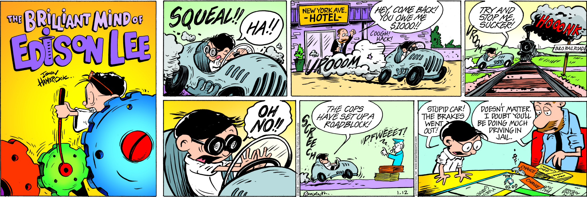 The Brilliant Mind Of Edison Lee Comic Strip 2025-01-12 | Comics Kingdom