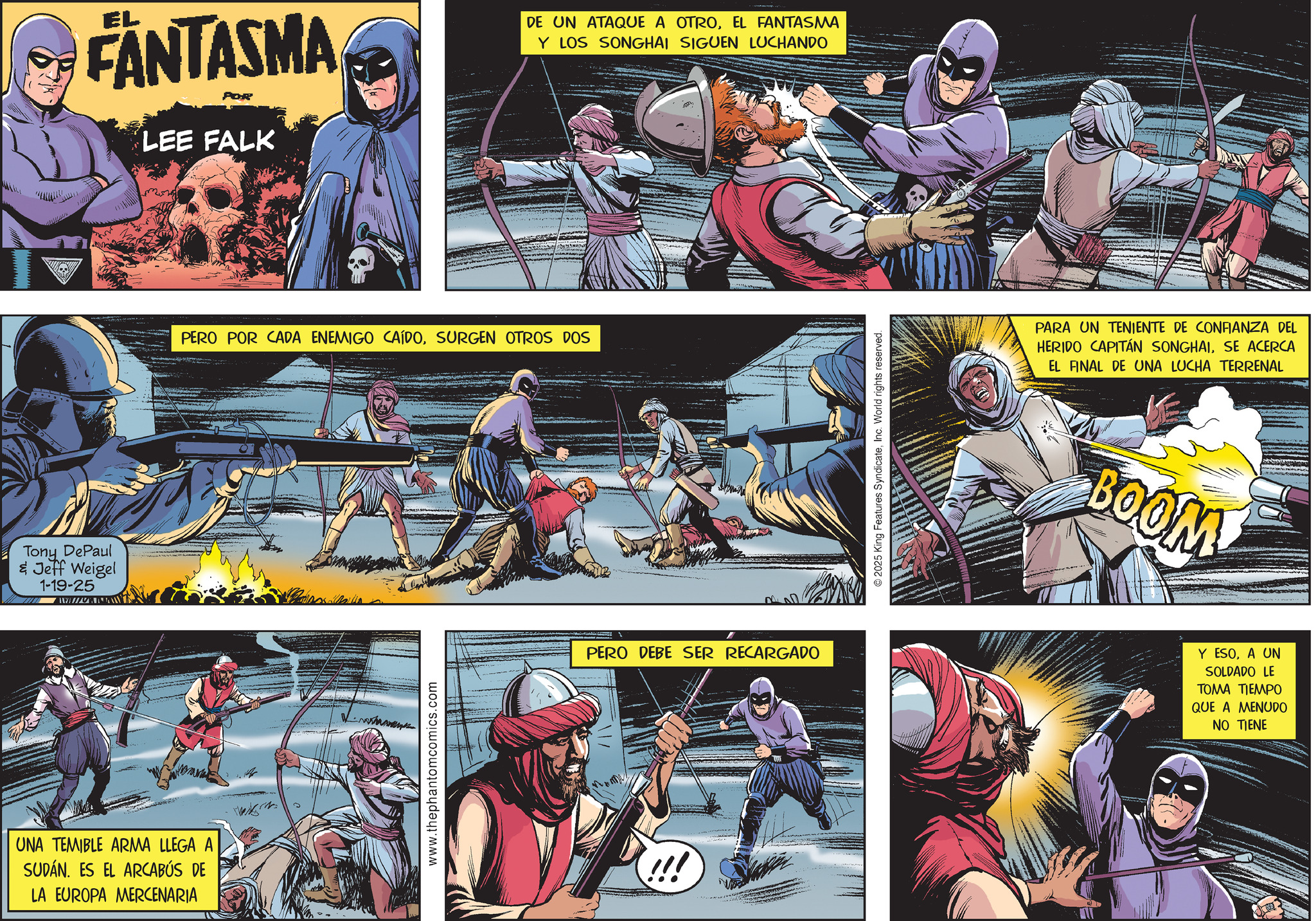 The Phantom Comic Strip 2025-01-19 | Comics Kingdom