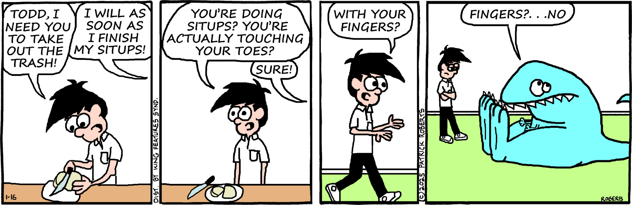 Todd The Dinosaur Comic Strip 2025-01-16 | Comics Kingdom