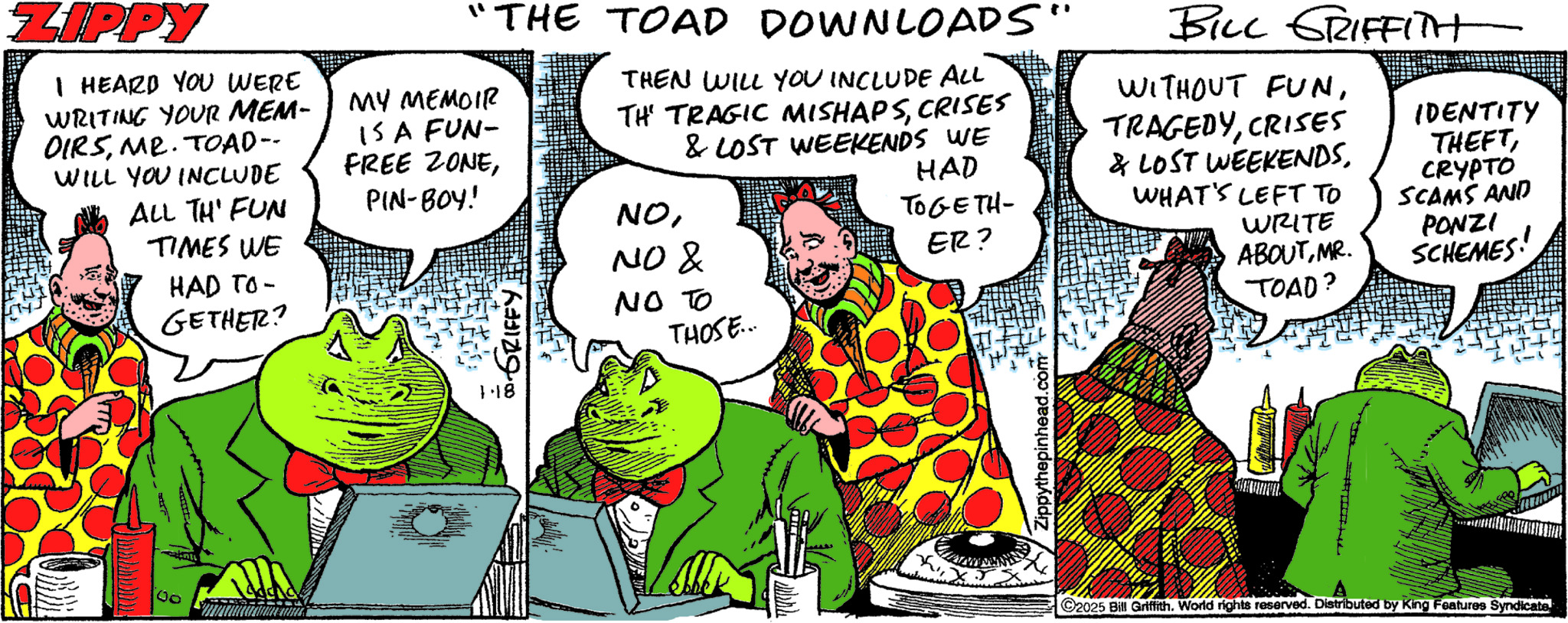 Zippy The Pinhead Comic Strip 2025-01-18 | Comics Kingdom