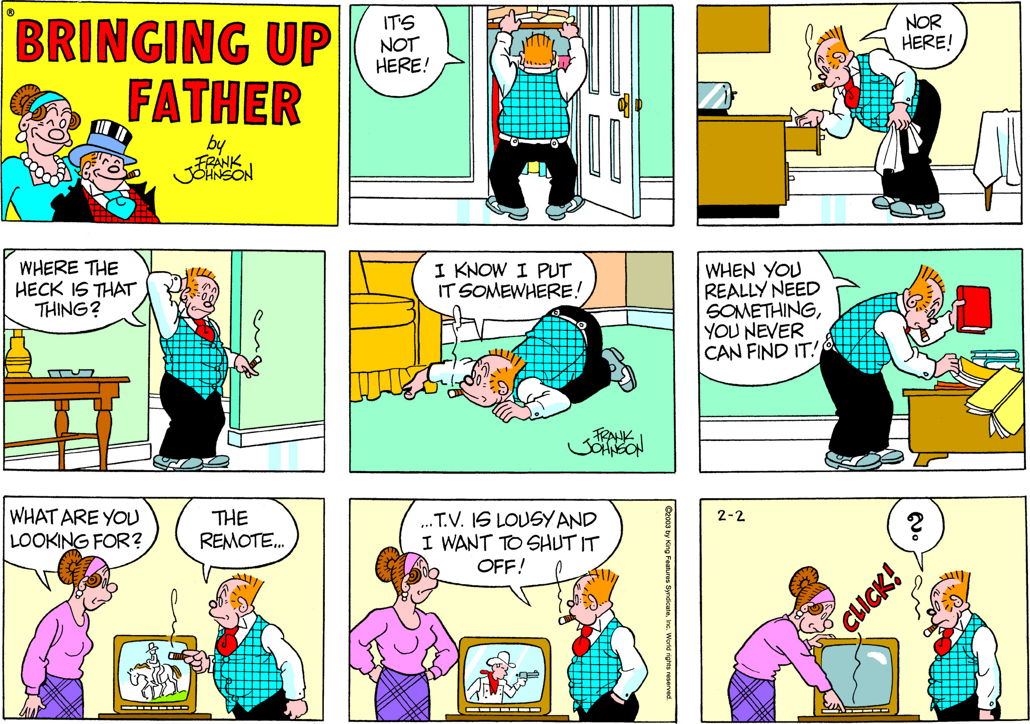 Bringing Up Father Comic Strip 2025-02-02 | Comics Kingdom