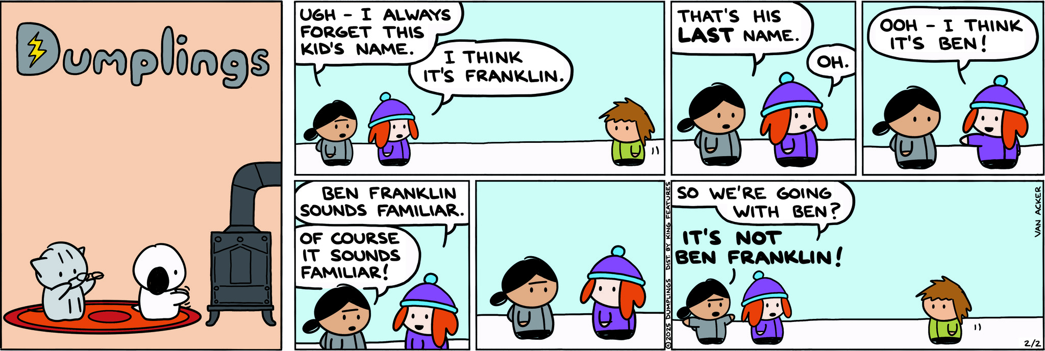 Dumplings Comic Strip 2025-02-02 | Comics Kingdom