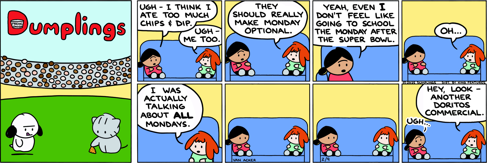 Dumplings Comic Strip 2025-02-09 | Comics Kingdom
