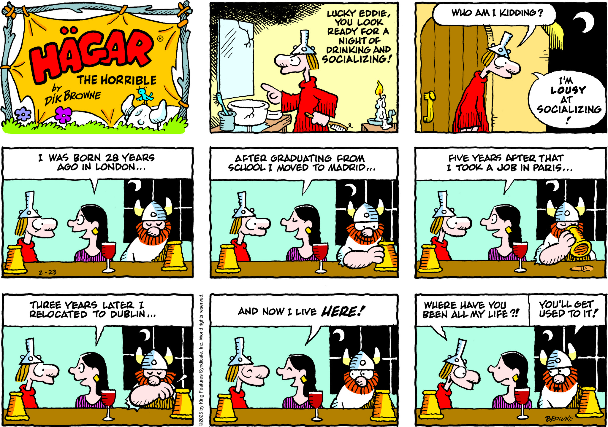 Hagar The Horrible Comic Strip 2025-02-23 | Comics Kingdom
