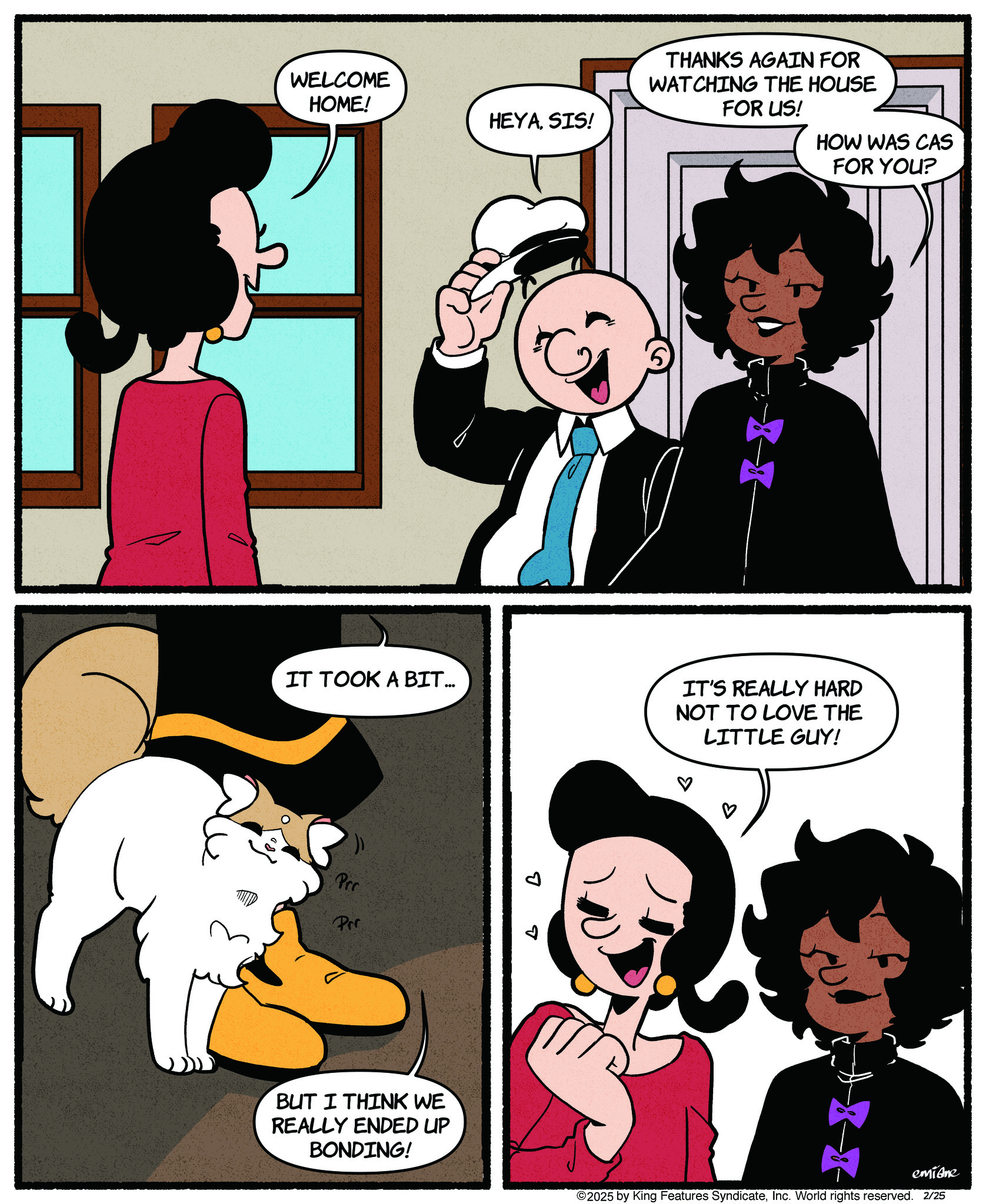 Olive & Popeye Comic Strip 2025-02-25 | Comics Kingdom