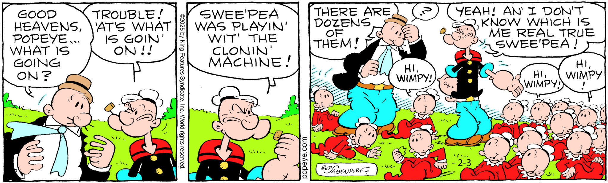 Popeye Comic Strip 2025-02-03 | Comics Kingdom