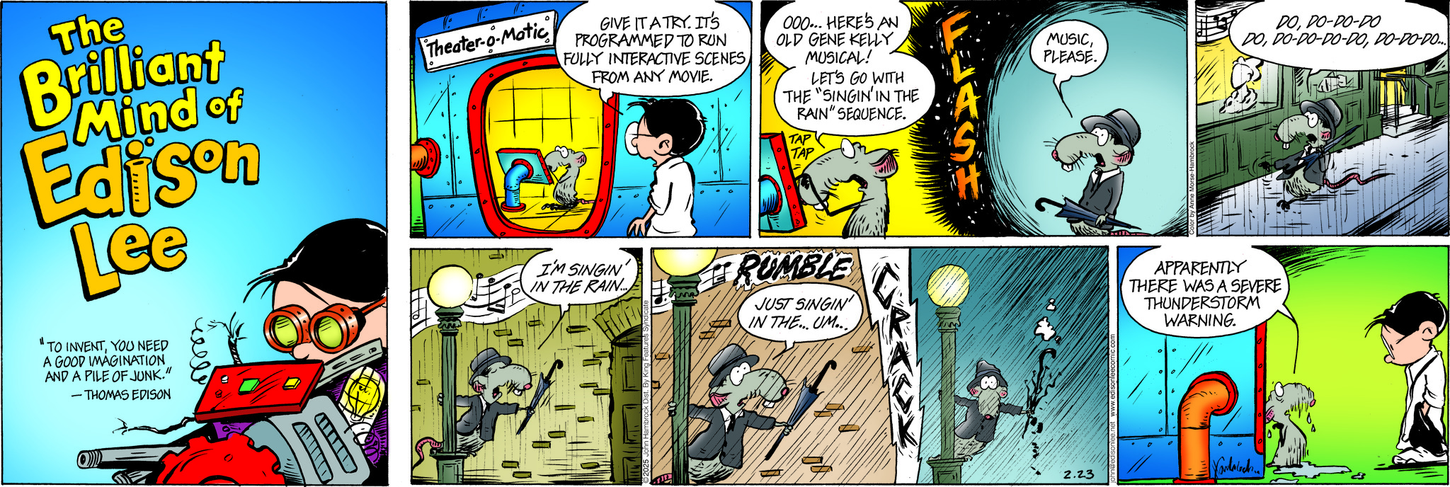 The Brilliant Mind Of Edison Lee Comic Strip 2025-02-23 | Comics Kingdom