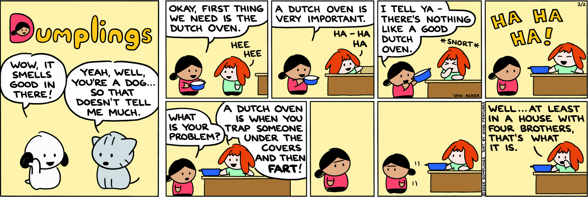 Dumplings Comic Strip 2025-03-02 | Comics Kingdom