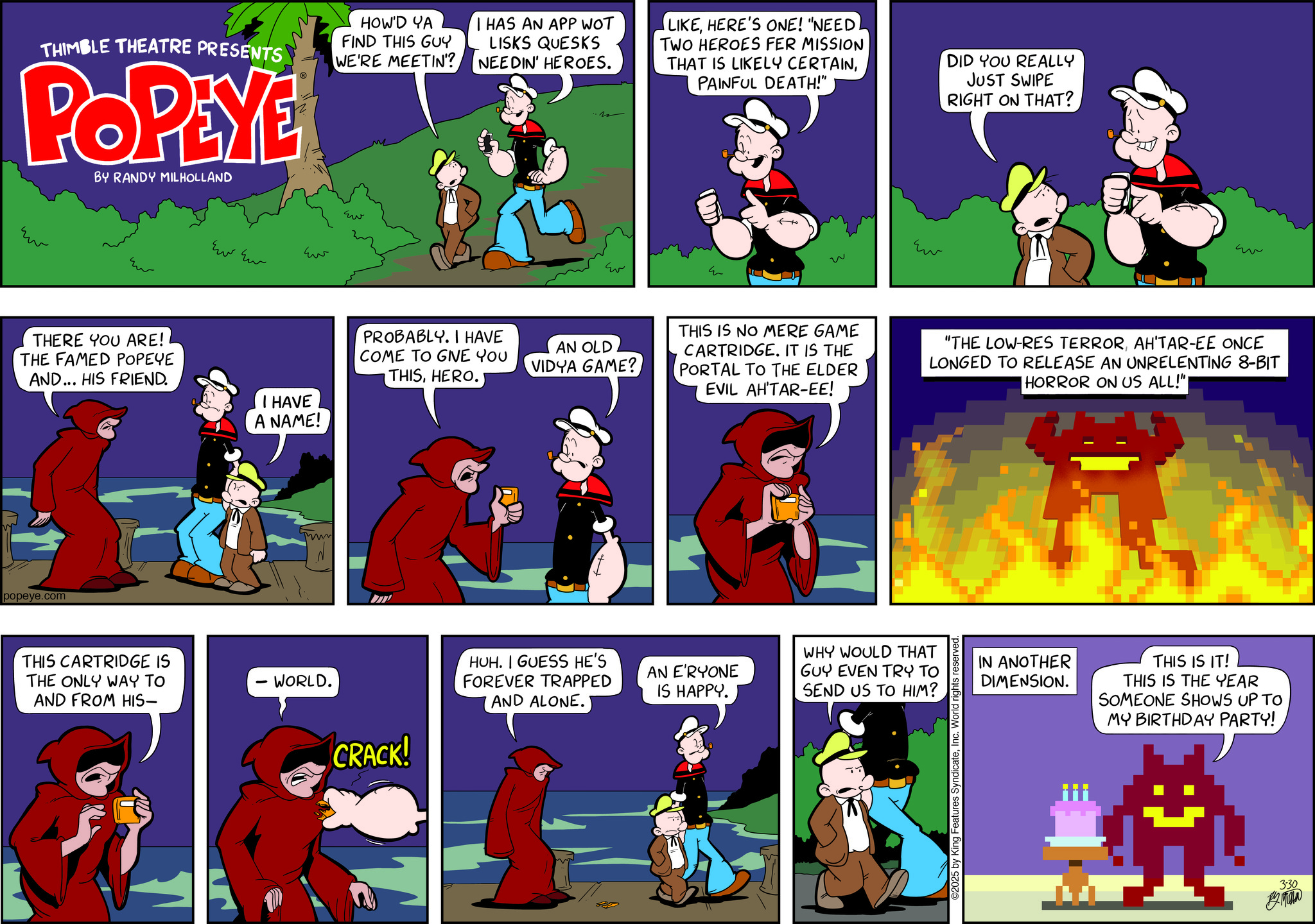Popeye Comic Strip 2025-03-30 | Comics Kingdom