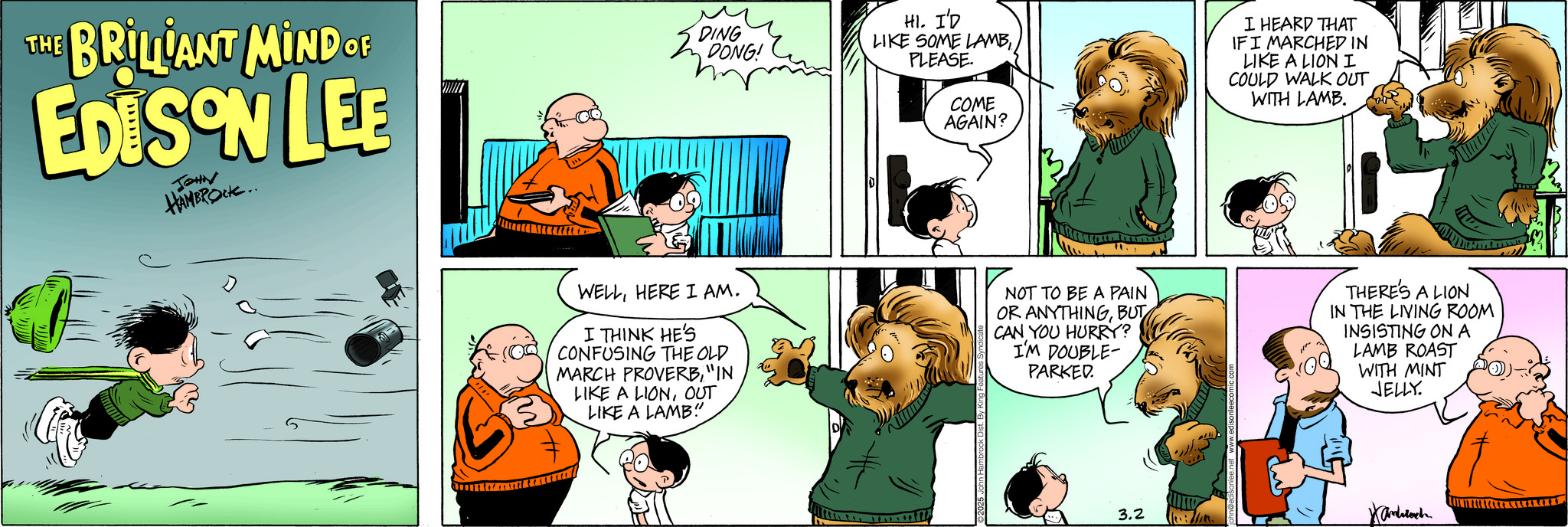 The Brilliant Mind Of Edison Lee Comic Strip 2025-03-02 | Comics Kingdom