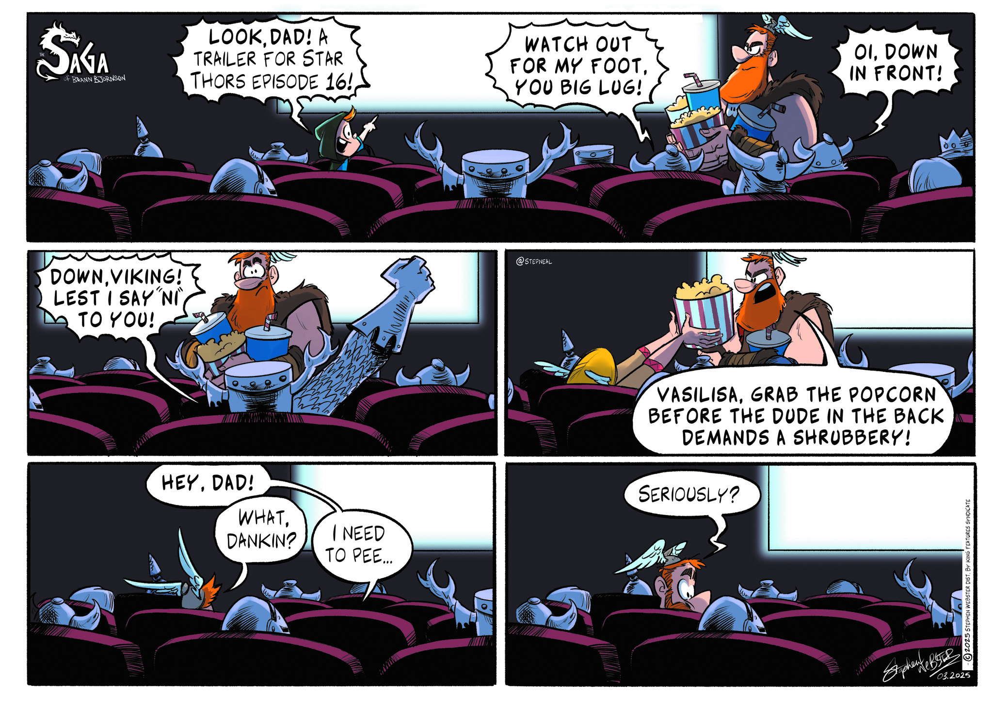 The Saga of Brann Bjornson Comic Strip 2025-03-02 | Comics Kingdom