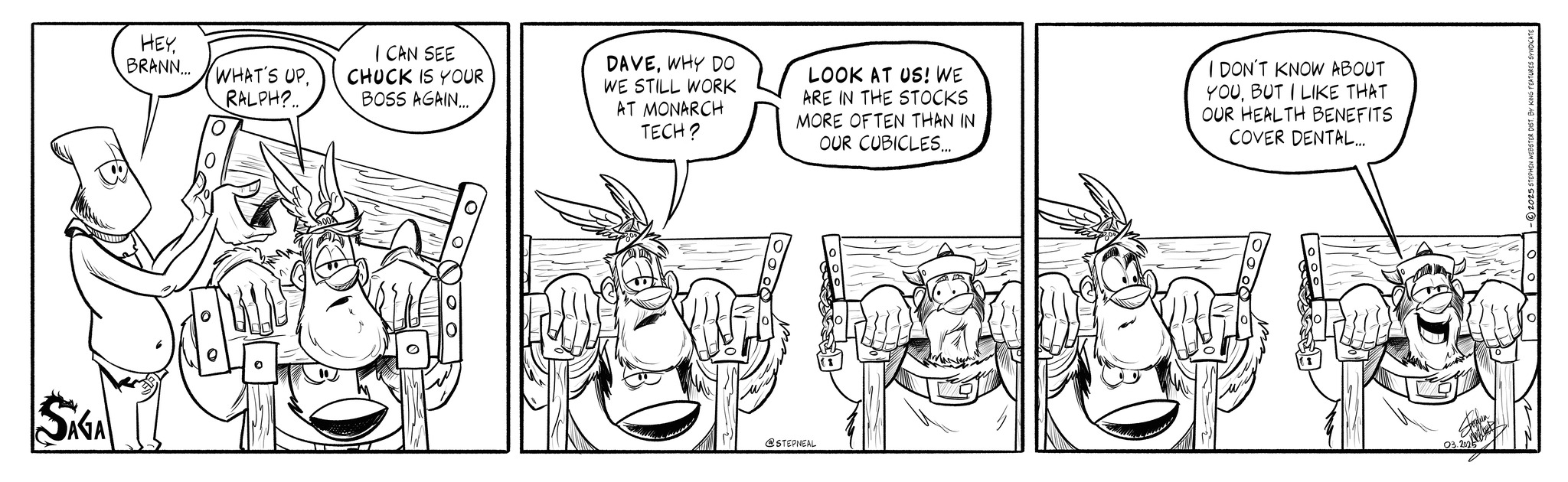 The Saga of Brann Bjornson Comic Strip 2025-03-13 | Comics Kingdom
