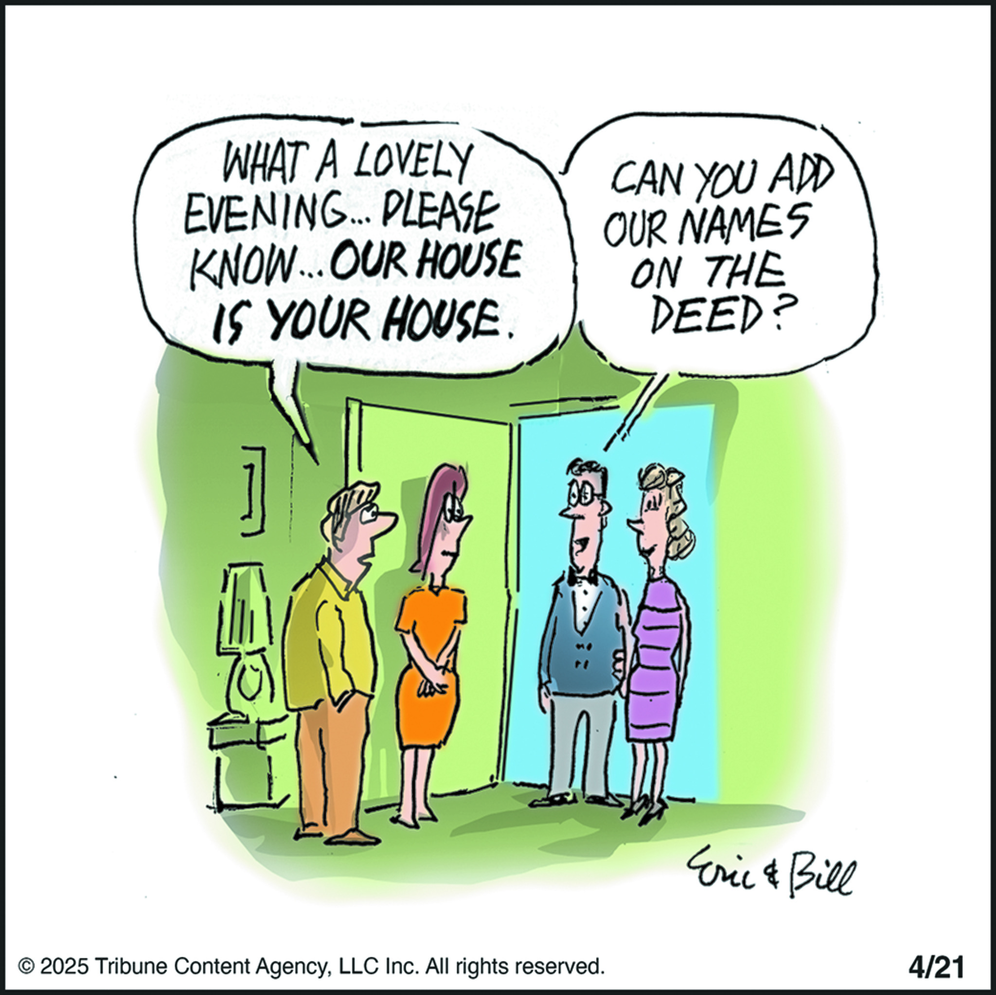 Bottom Liners Comic Strip 2025-04-21 | Comics Kingdom