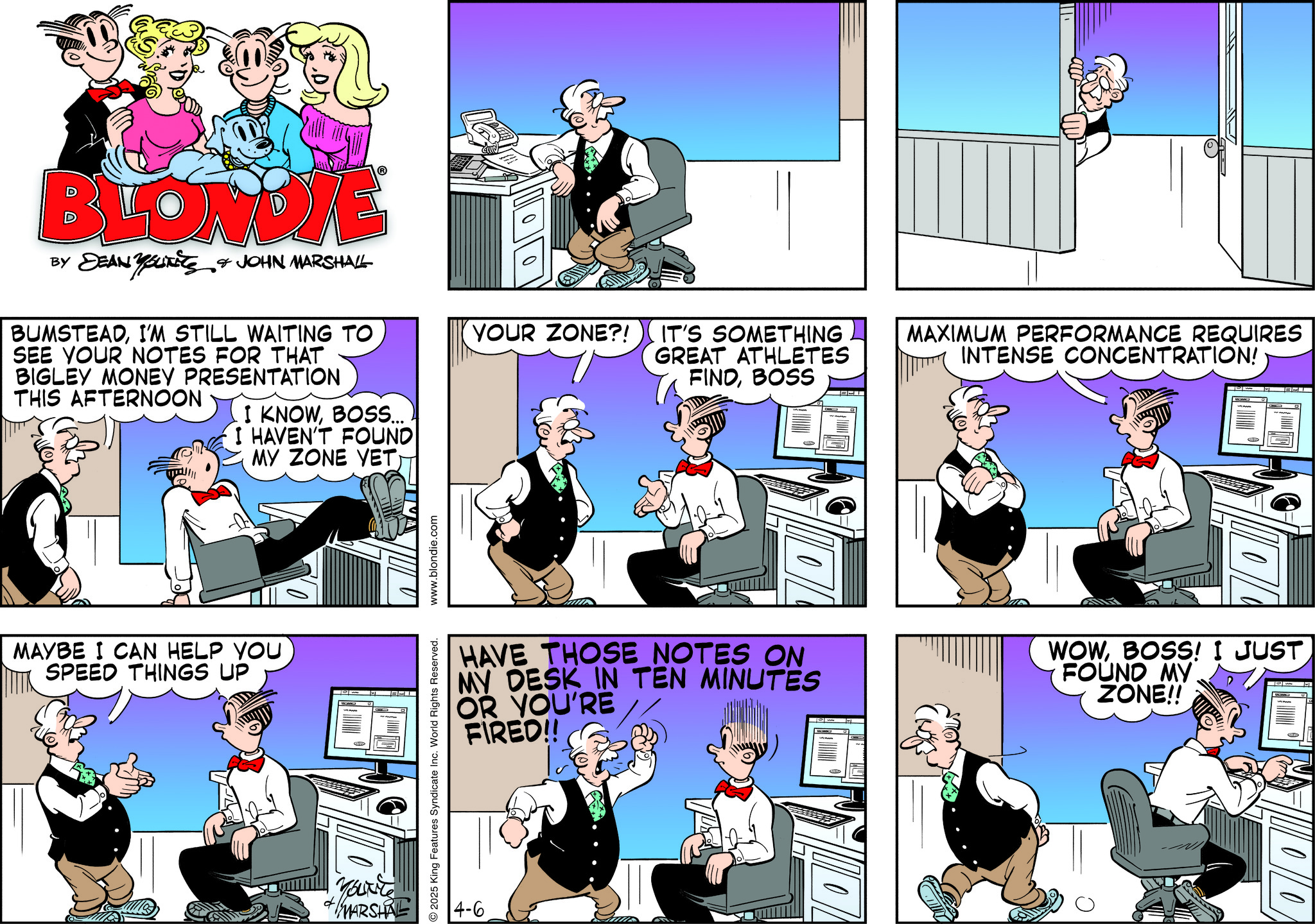 Blondie Comic Strip 2025-04-06 | Comics Kingdom