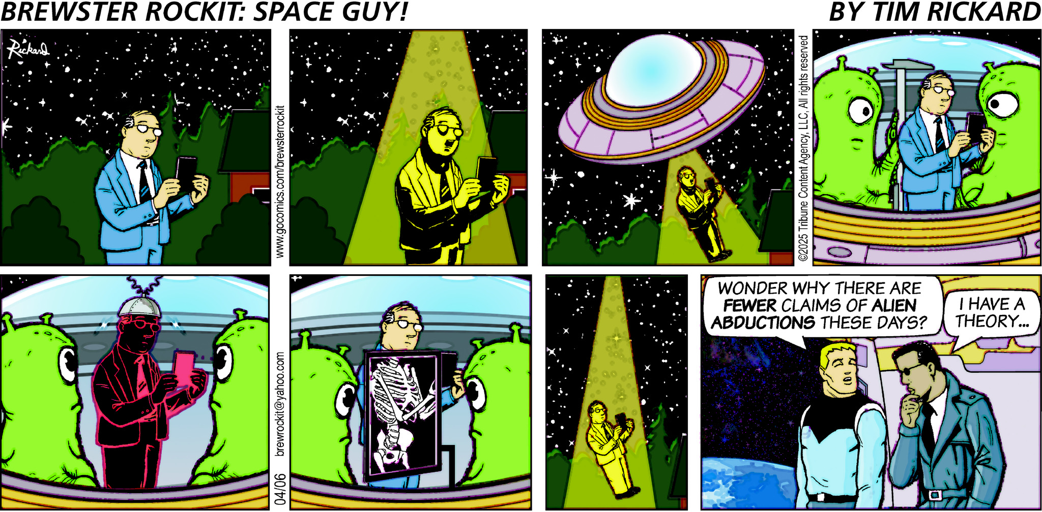 Brewster Rockit: Space Guy! Comic Strip 2025-04-06 | Comics Kingdom