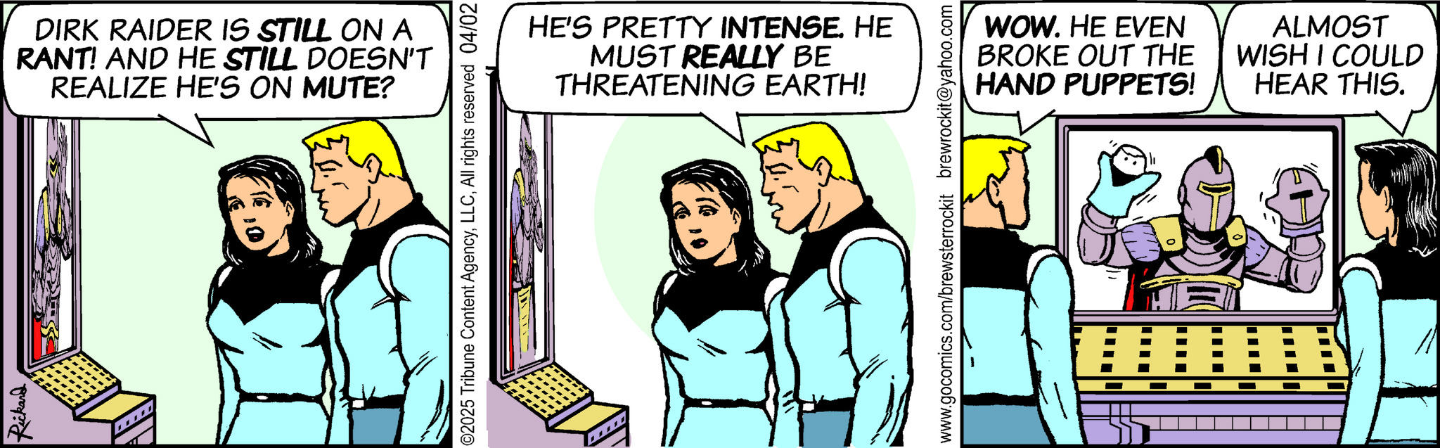 Brewster Rockit: Space Guy! Comic Strip 2025-04-02 | Comics Kingdom