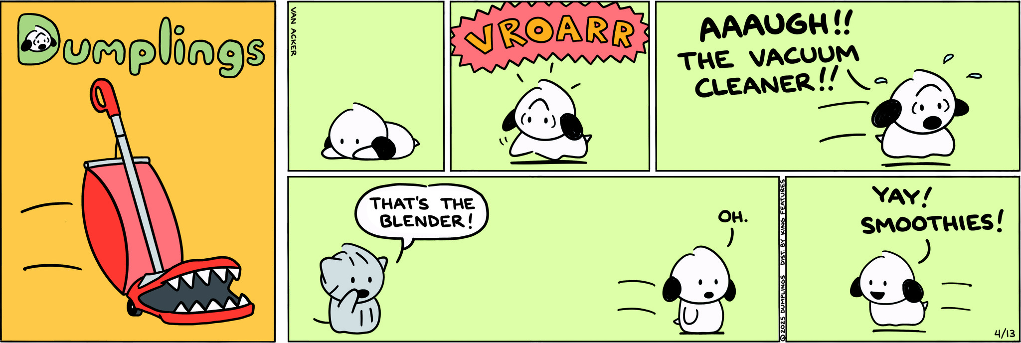 Dumplings Comic Strip 2025-04-13 | Comics Kingdom
