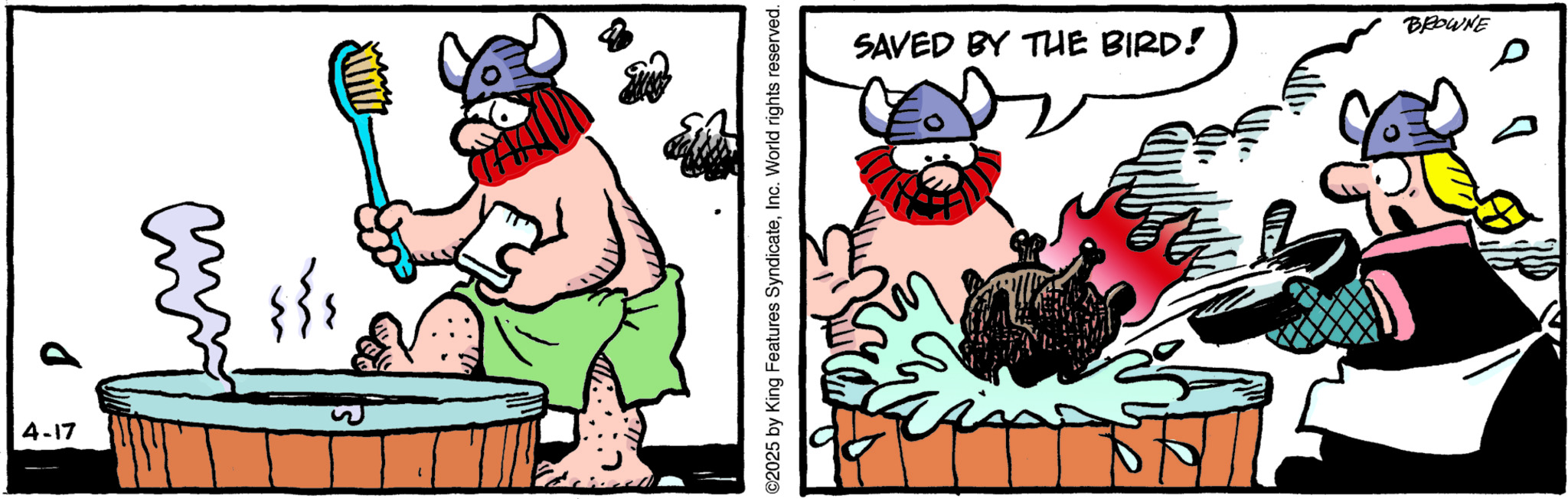 Hagar The Horrible Comic Strip 2025-04-17 | Comics Kingdom