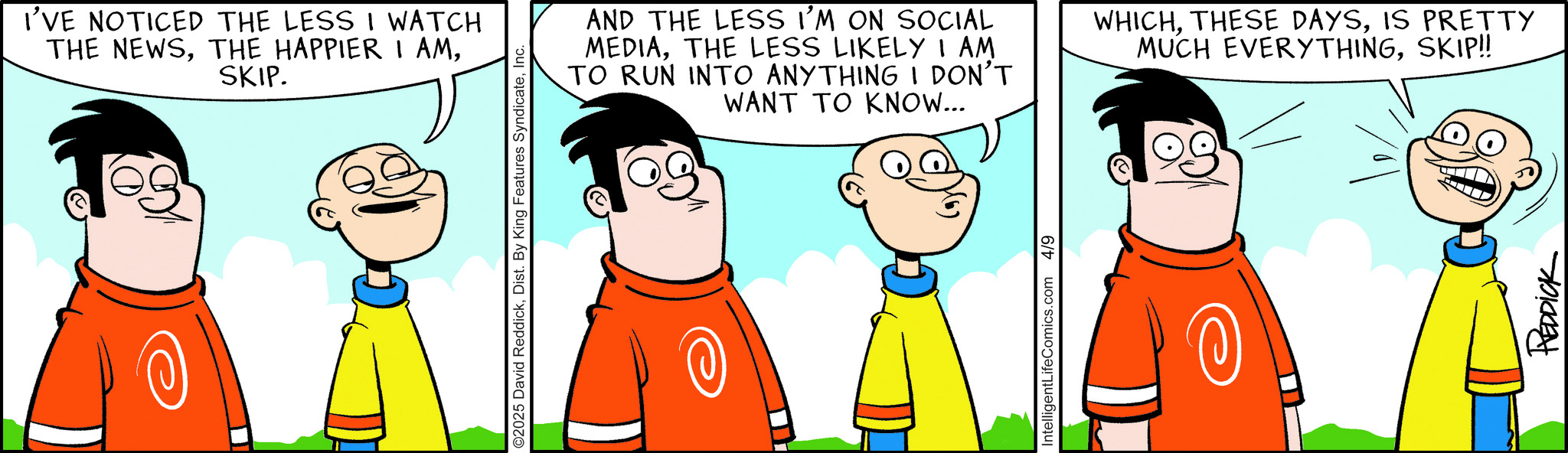 Intelligent Life Comic Strip 2025-04-09 | Comics Kingdom