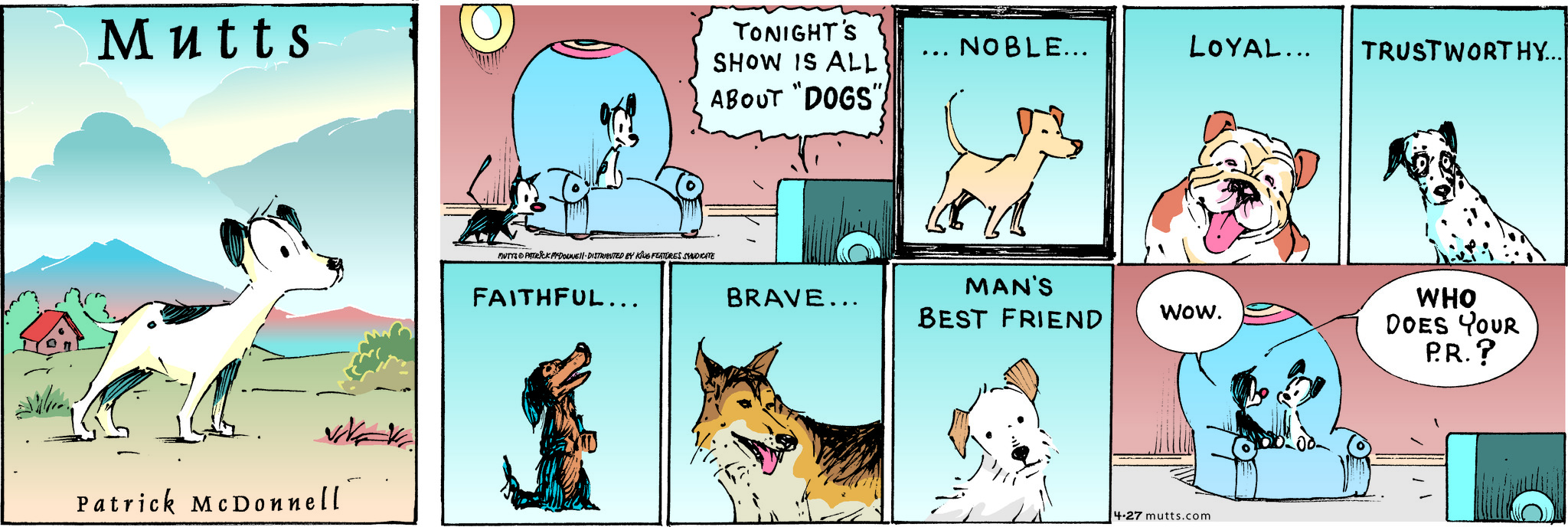 Mutts Comic Strip 2025-04-27 | Comics Kingdom