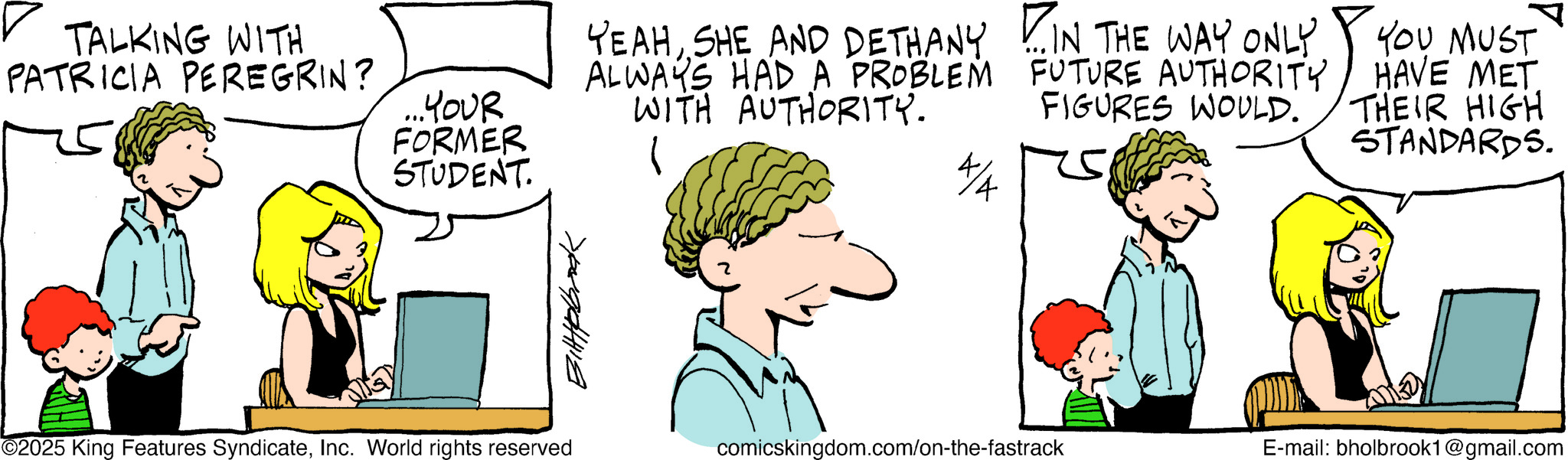 On The Fastrack Comic Strip 2025-04-04 | Comics Kingdom