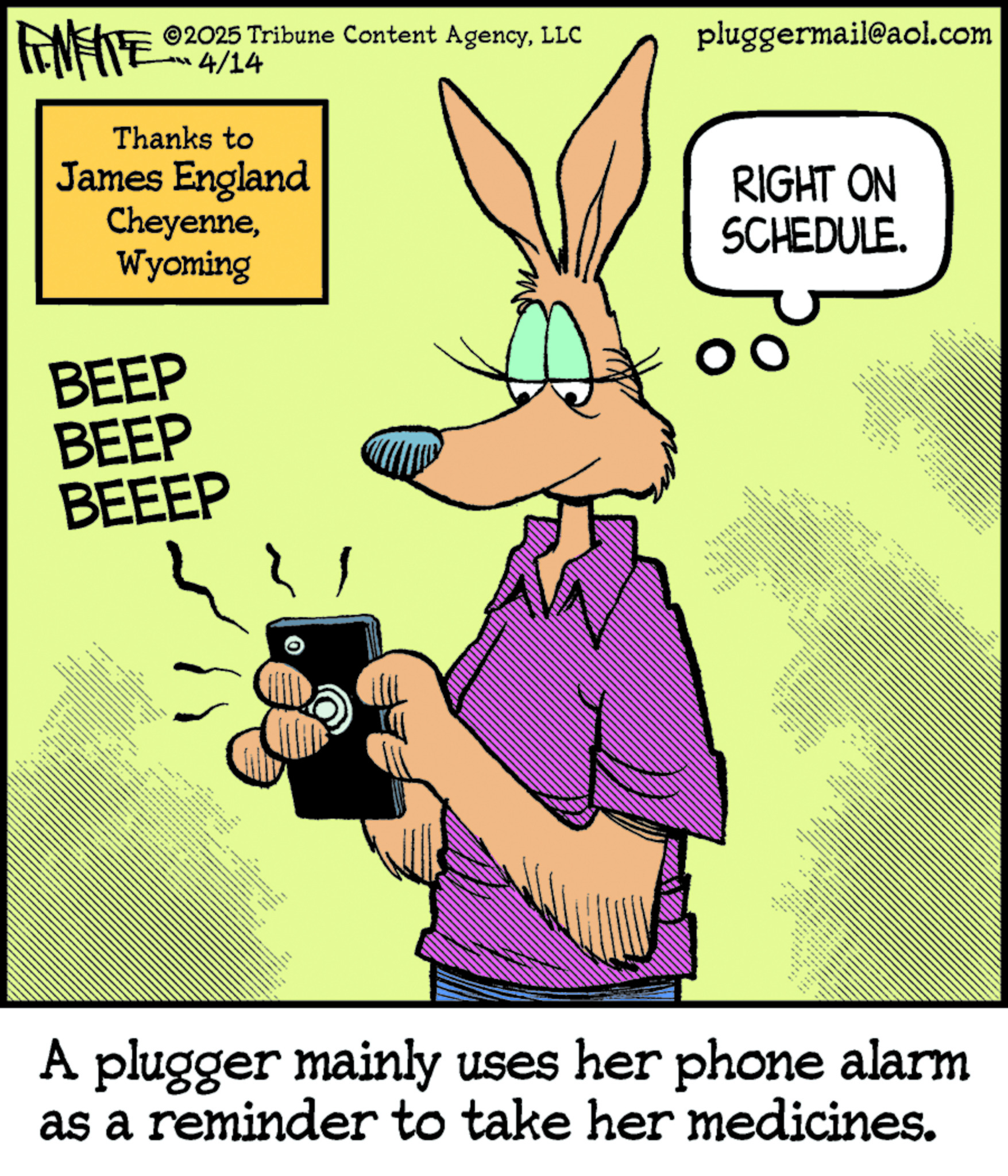 Pluggers Comic Strip 2025-04-14 | Comics Kingdom