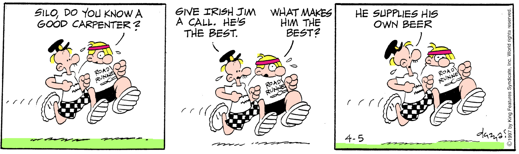 Sam And Silo Comic Strip 2025-04-05 | Comics Kingdom