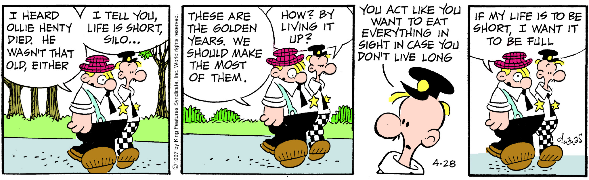 Sam And Silo Comic Strip 2025-04-28 | Comics Kingdom